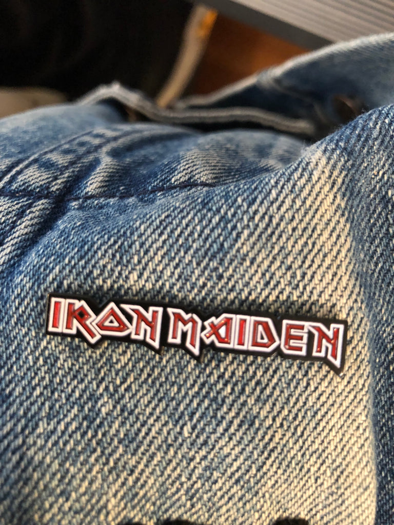Iron Maiden Outline Pin – ImagineMystic.com